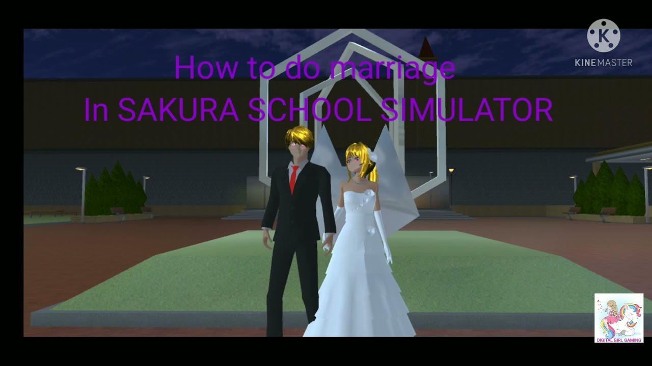 How to do marriage In Sakura school simulator - YouTube