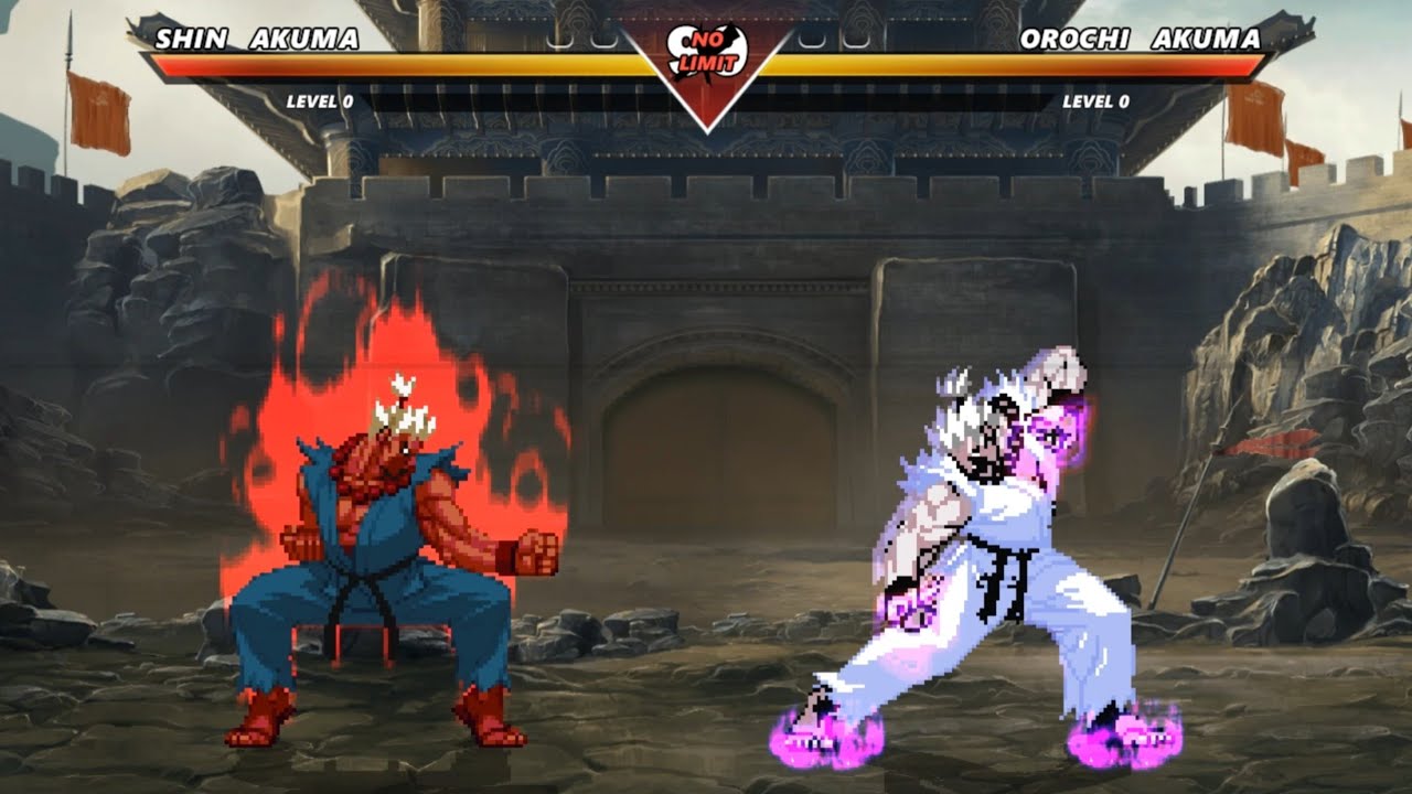SHIN AKUMA vs OROCHI AKUMA - The most epic fight ever made 🔥 - YouTube