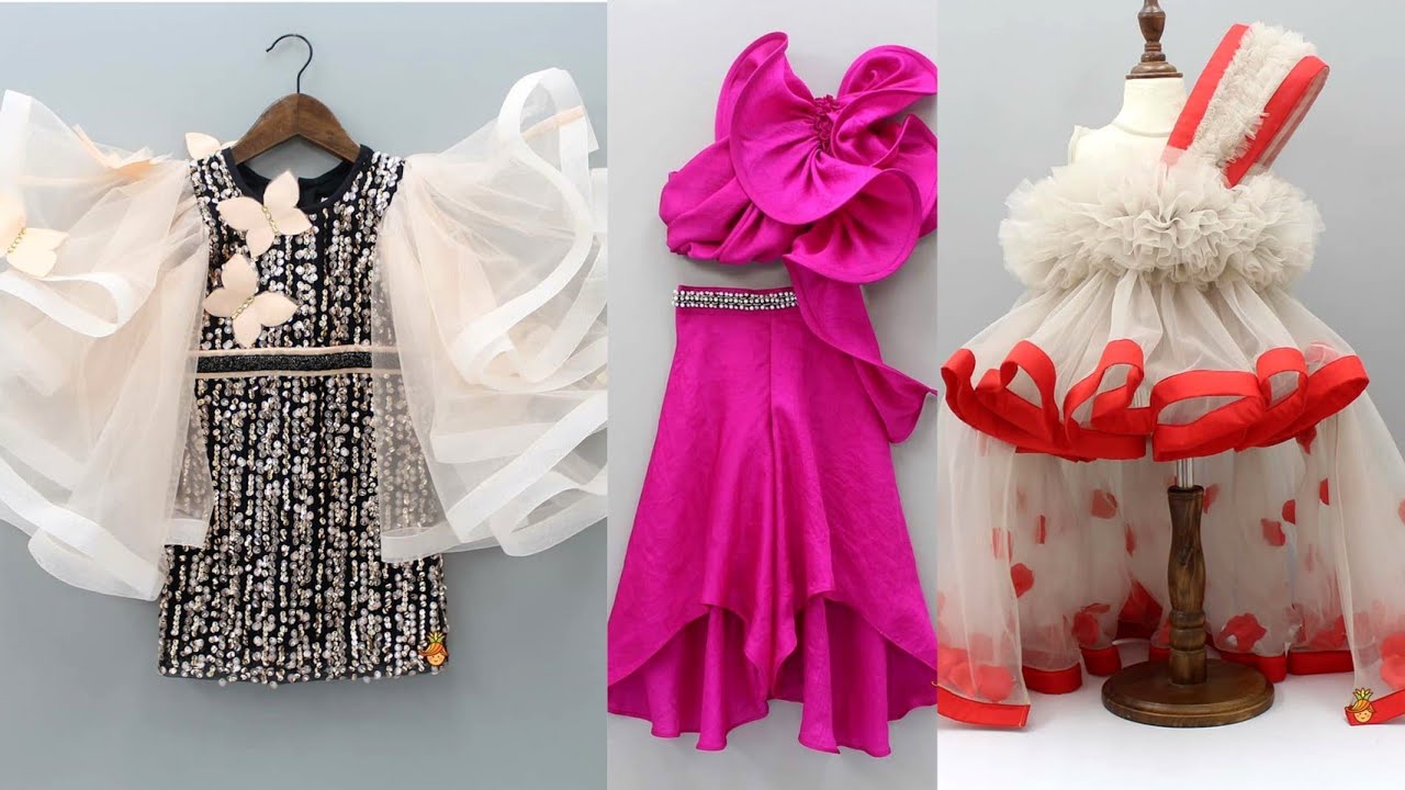 Choti Bachiyun Ke Kapron Ke Khubsurat Design// Baby Girl pretty dress ...