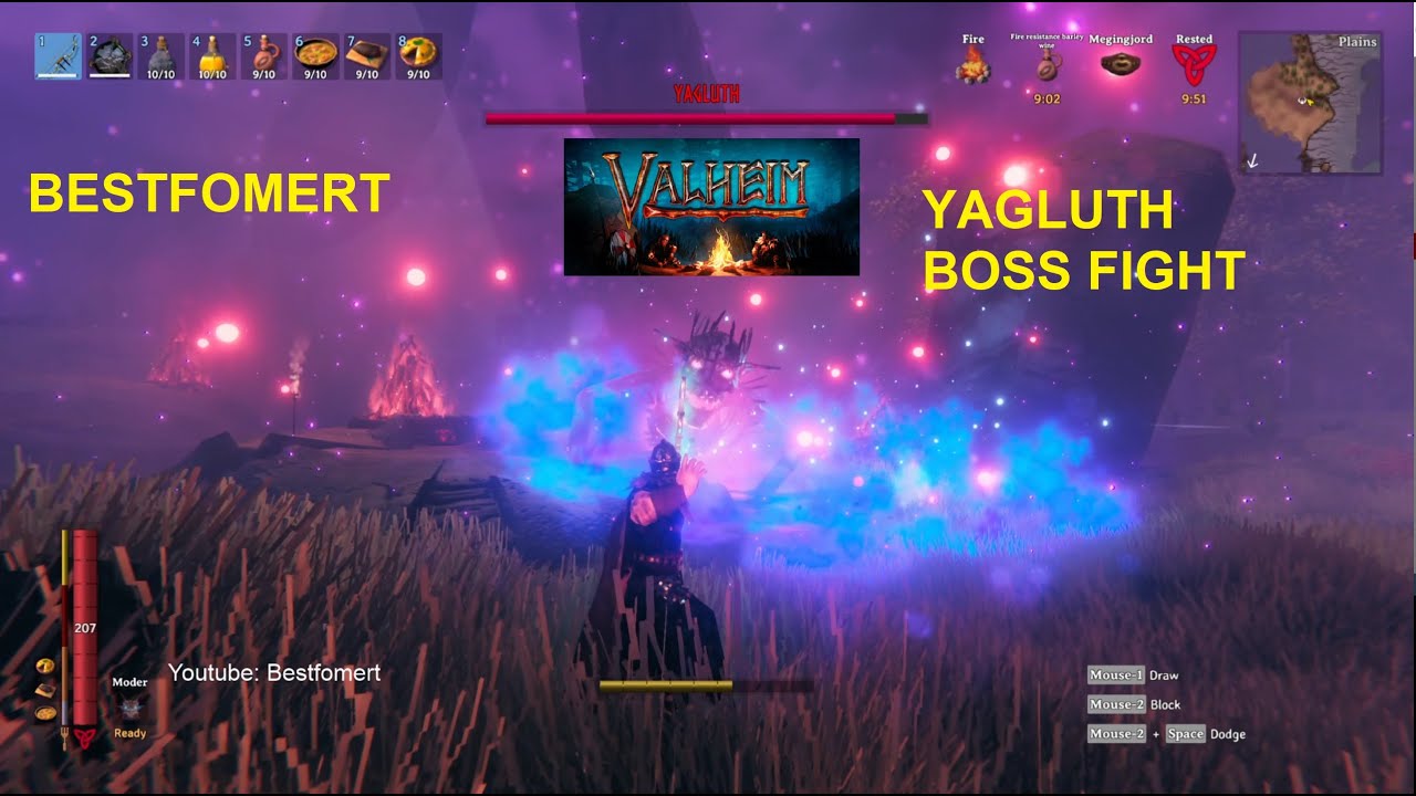 Valheim: Yagluth final boss fight - YouTube
