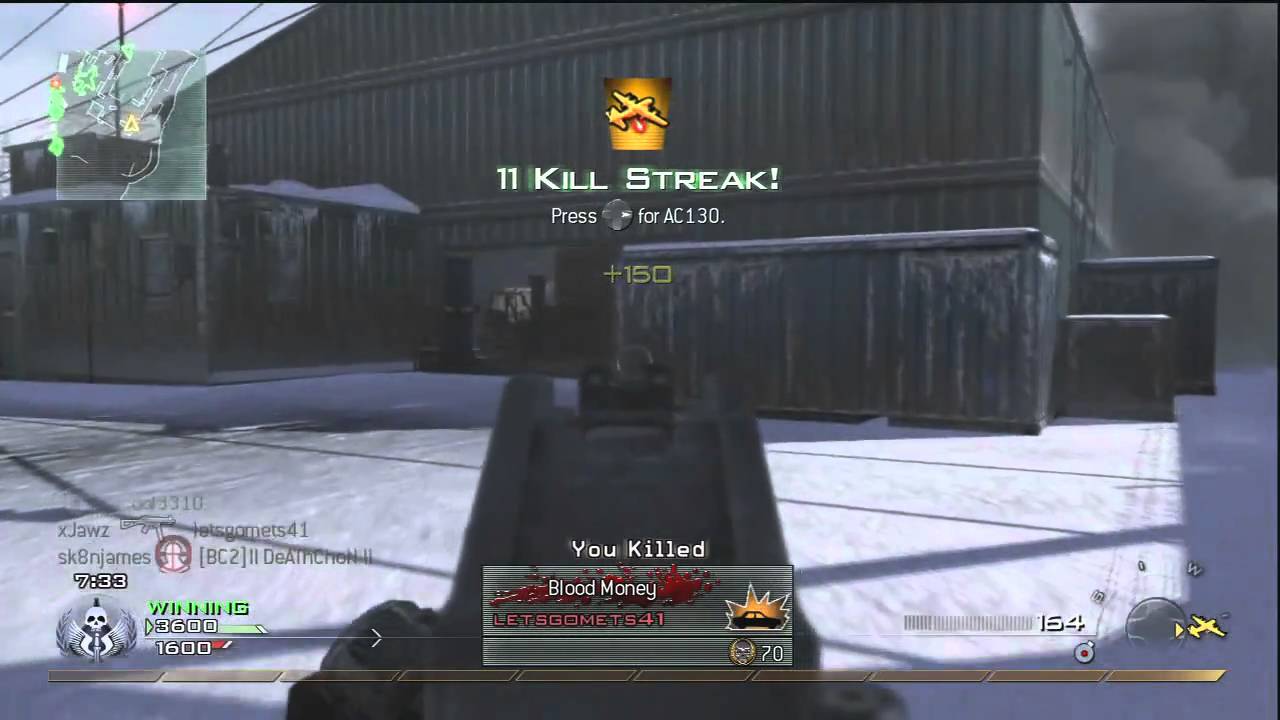MW2: Team Deathmatch on Derail - YouTube