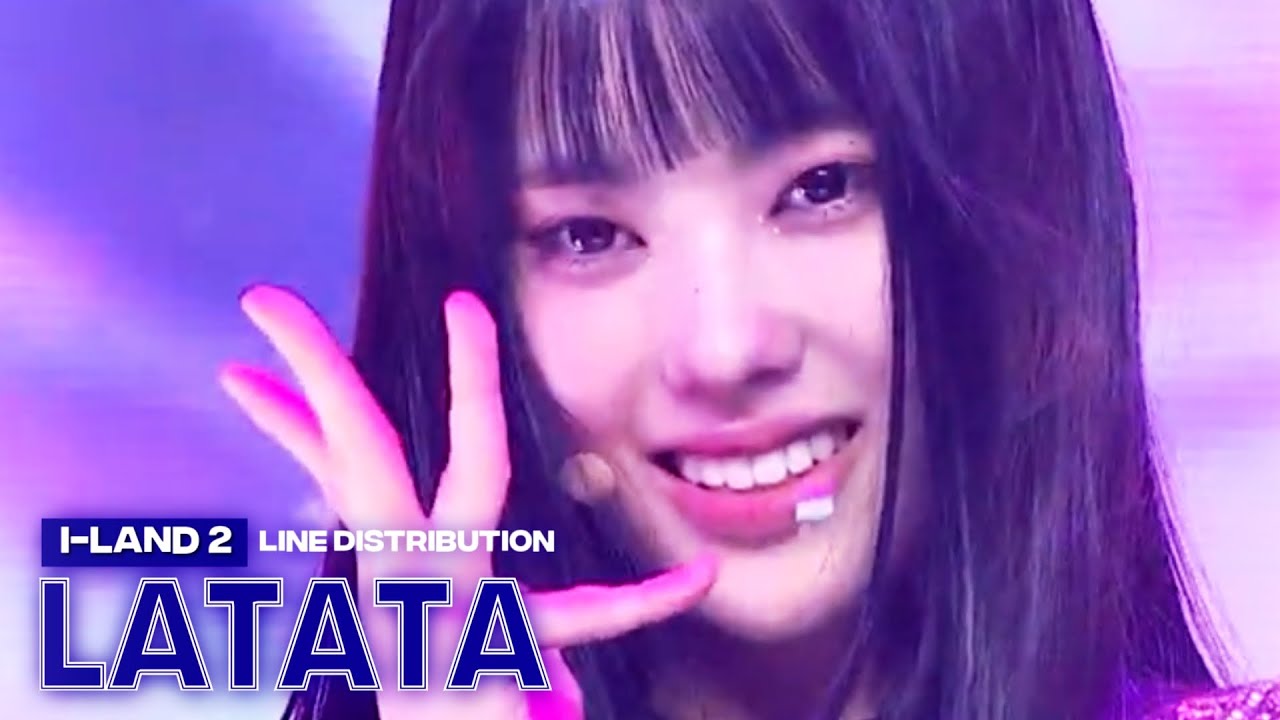 I-LAND 2 (Koko, Jiyoon, Jungeun, Sujung, Juwon, Nam Yuju) 'Latata' Line ...
