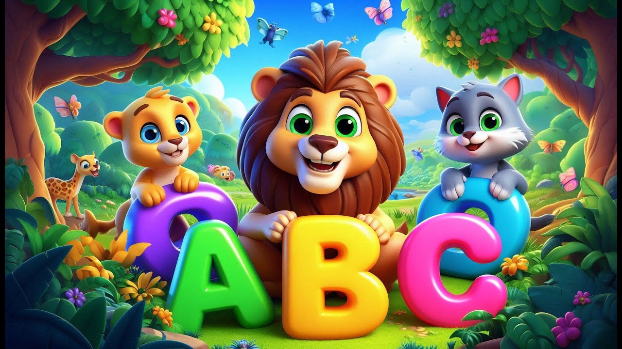 ABC Animals Song for Kids | Learn Alphabet with Fun Animal Rhymes | A ...