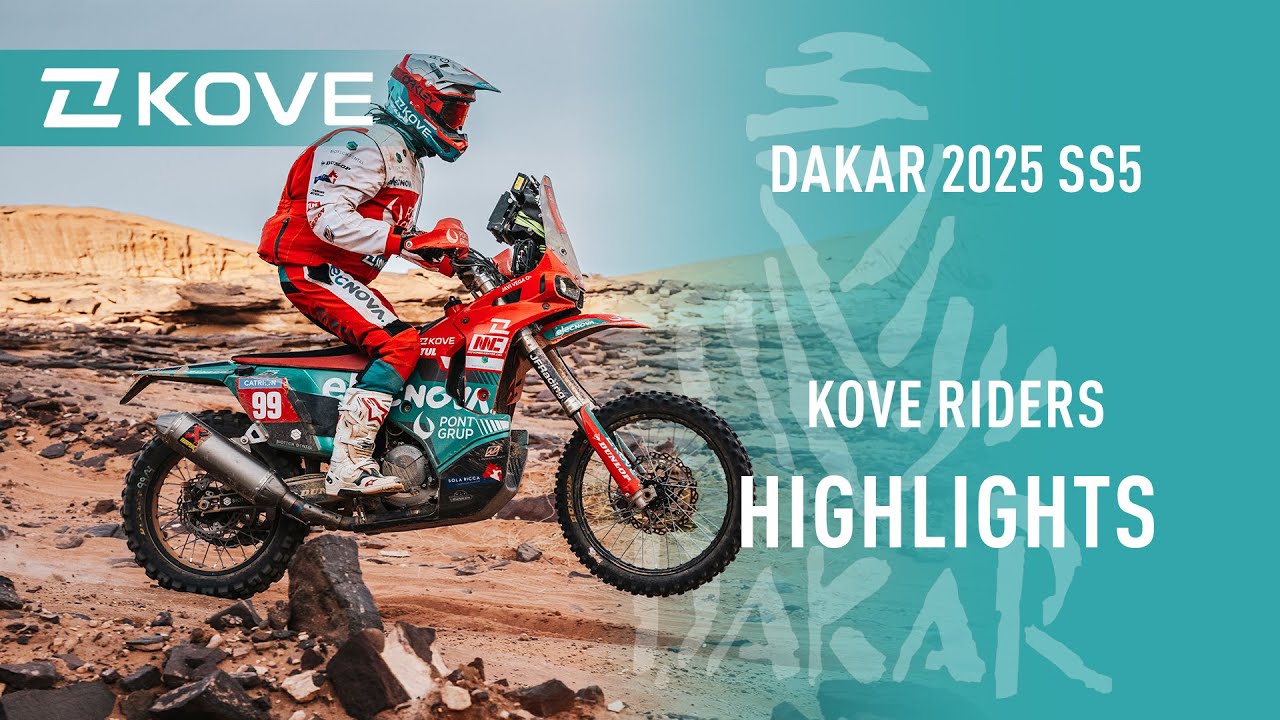 KOVE DAKAR 2025:HIGHLIGHTS OF KOVE RIDERS in SS5 - YouTube