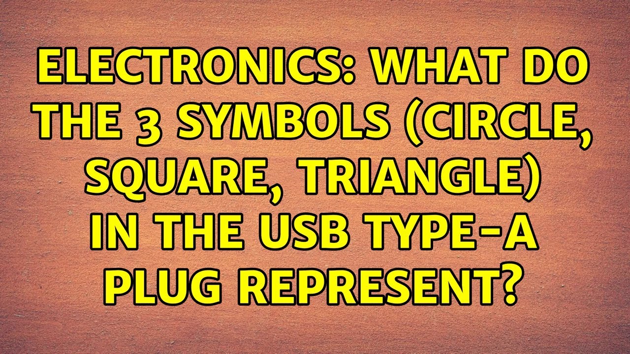 Electronics: What do the 3 symbols (circle, square, triangle) in the ...