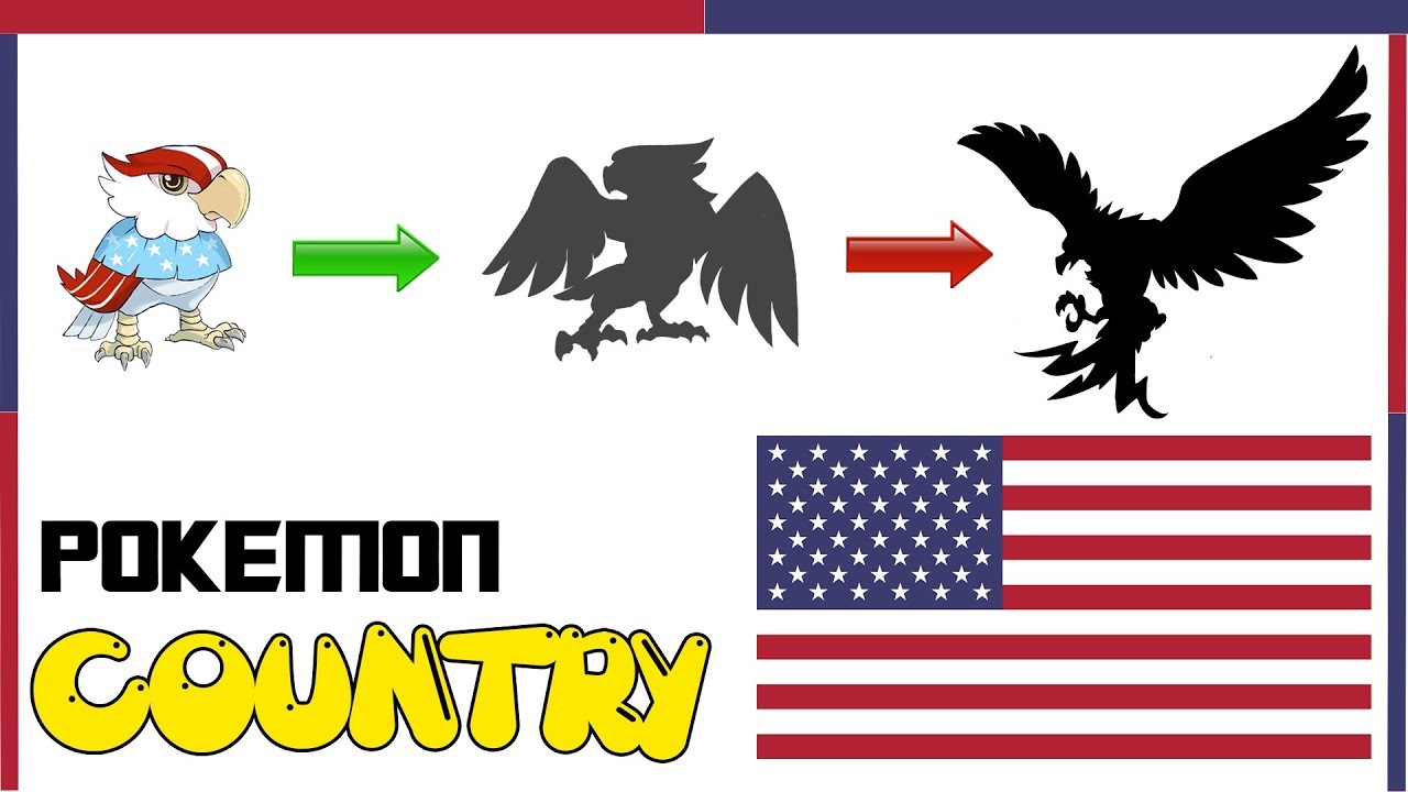 Pokemon Evolution Designs For Your Country - America ( USA ). - YouTube