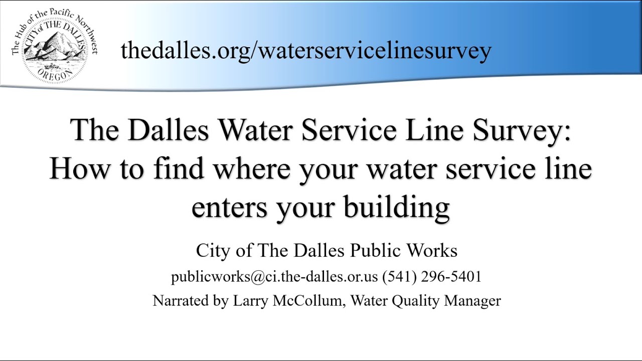 How to find your water service line - YouTube