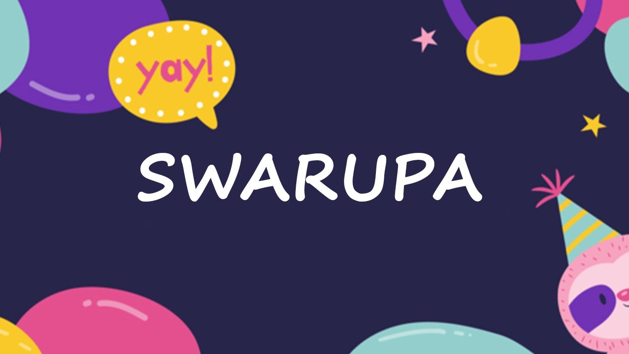 Happy Birthday to Swarupa - Birthday Wish From Birthday Bash - YouTube