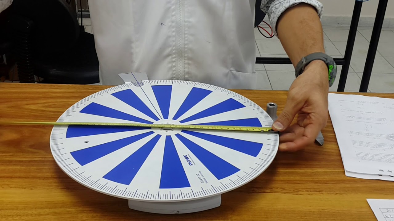 MOMENTO DE INERCIA DISCO - YouTube