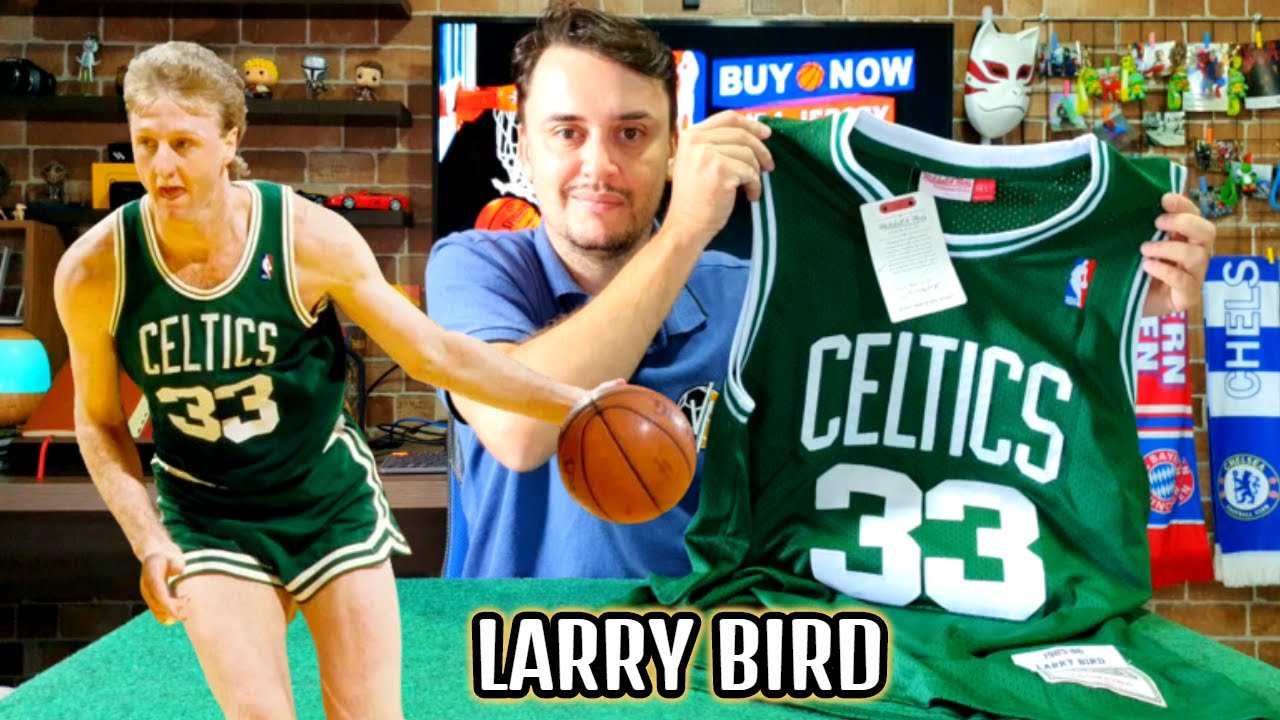 REGATA BOSTON CELTICS LARRY BIRD #33 I UNBOXING E DETALHES - YouTube