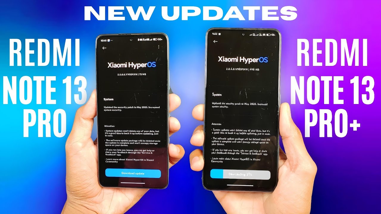 Redmi Note 13 Pro HyperOS 2.0.8 Update | Redmi Note 13 Pro+ HyperOS 2.0 ...