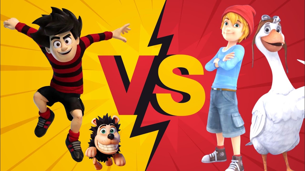 Dennis ve Gnasher vs Nils ve Uçan Kaz / Rap & Rock Şarkısı Savaşları ...