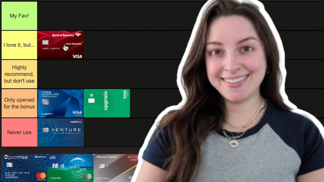 Tier Ranking My Credit Cards - YouTube