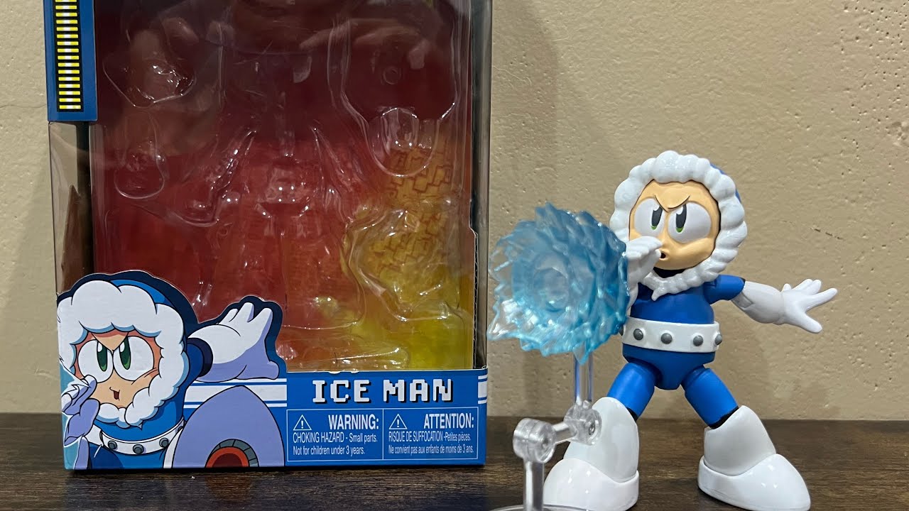 Jada Toys Ice Man | Mega Man Wave 1 | Action Figure Review - YouTube