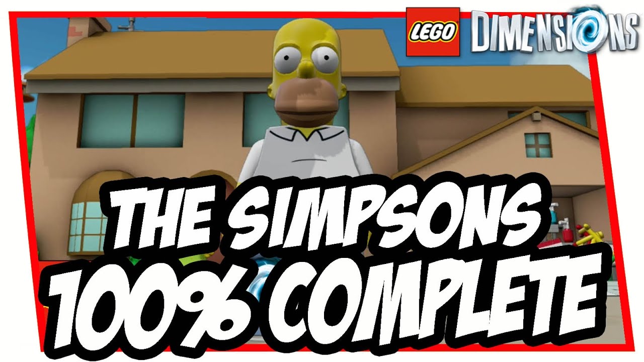 LEGO DIMENSIONS - The Simpsons - 100% COMPLETE - The Jetsons Level ...