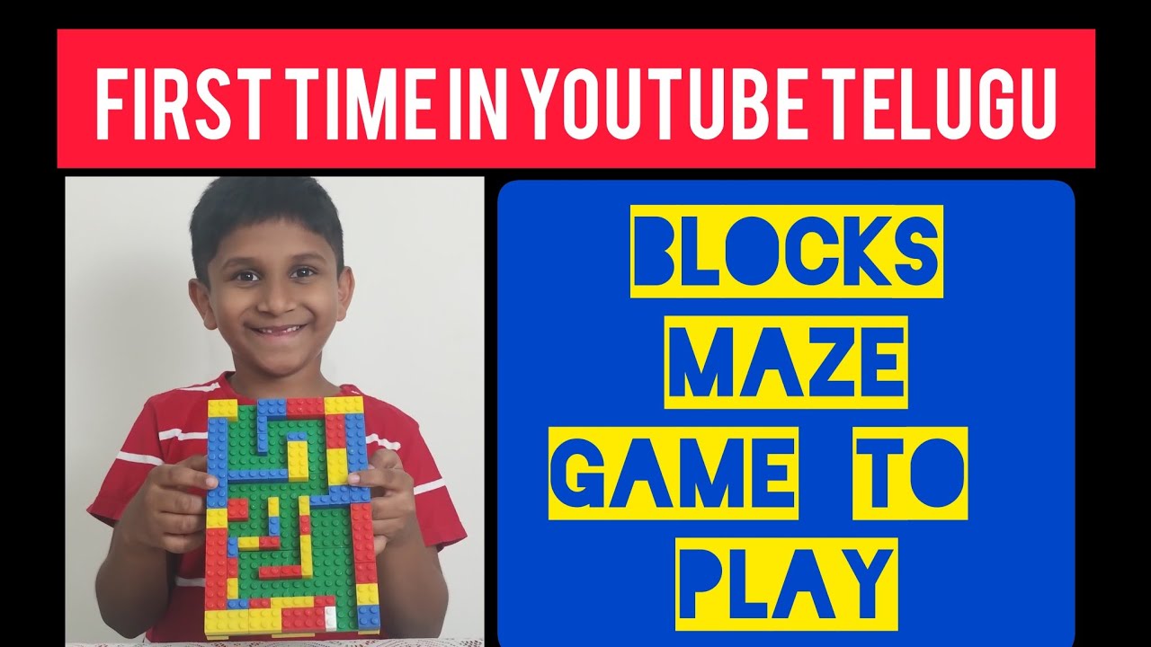 || Maze to play ||Building blocks|Simple and easy|Let's do it with us ...