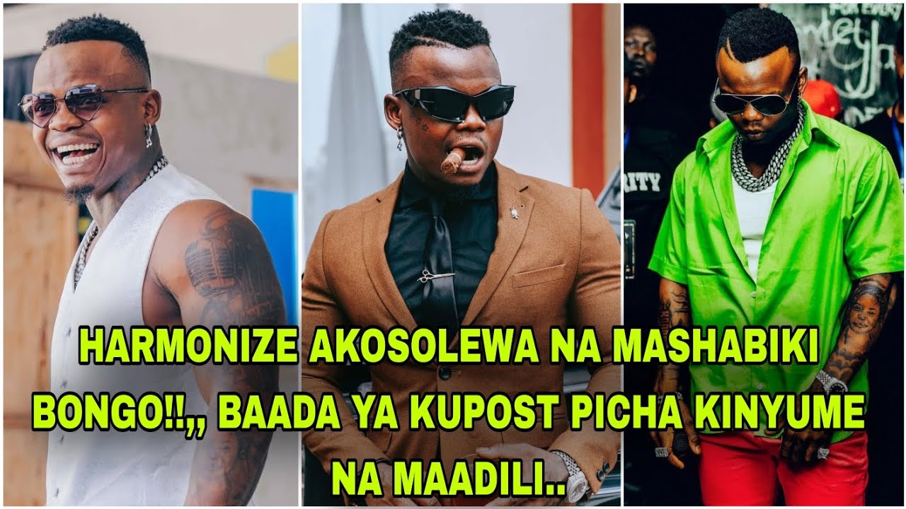 HARMONIZE AKOSOLEWA NA MASHABIKI BONGO!! BAADA YA KUPOST PICHA KINYUME ...