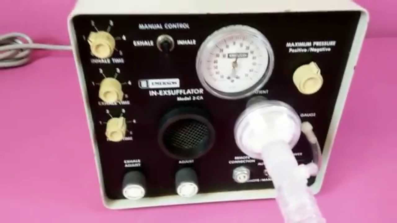Emerson in-exsufflator ca-2 - YouTube