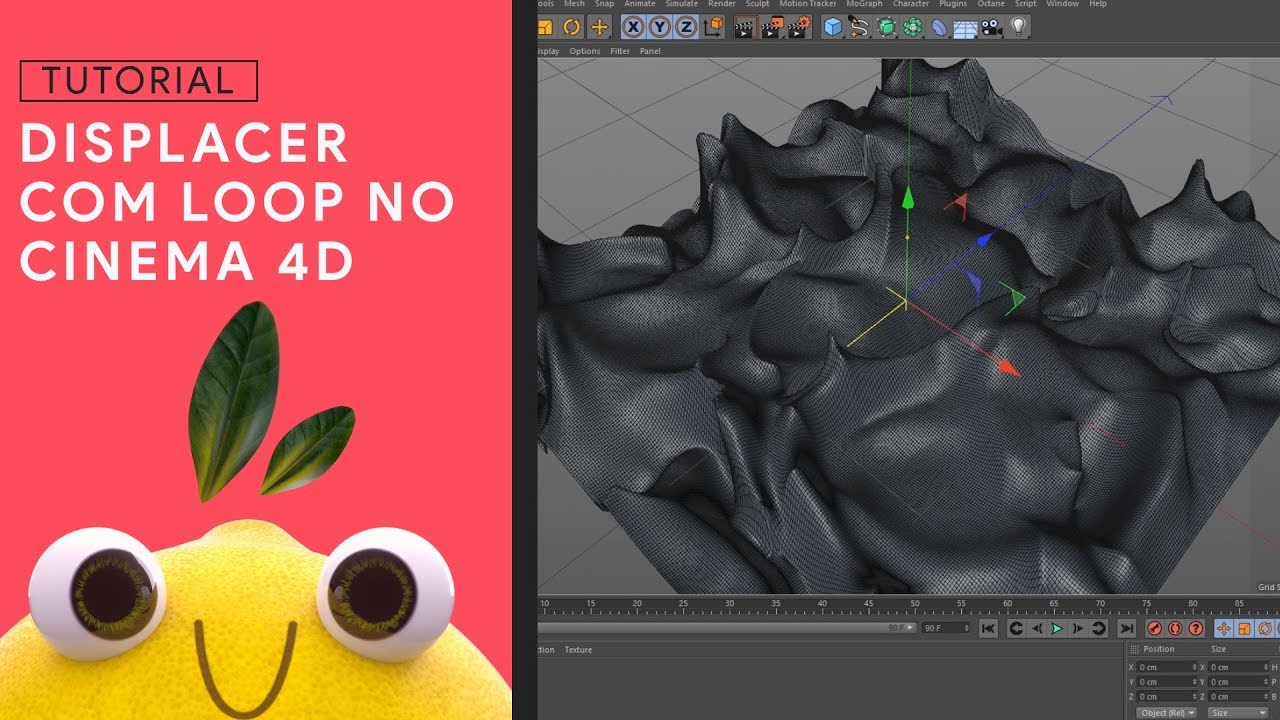 Displacer com Loop no Cinema 4D | DICA EXPRESSA - YouTube