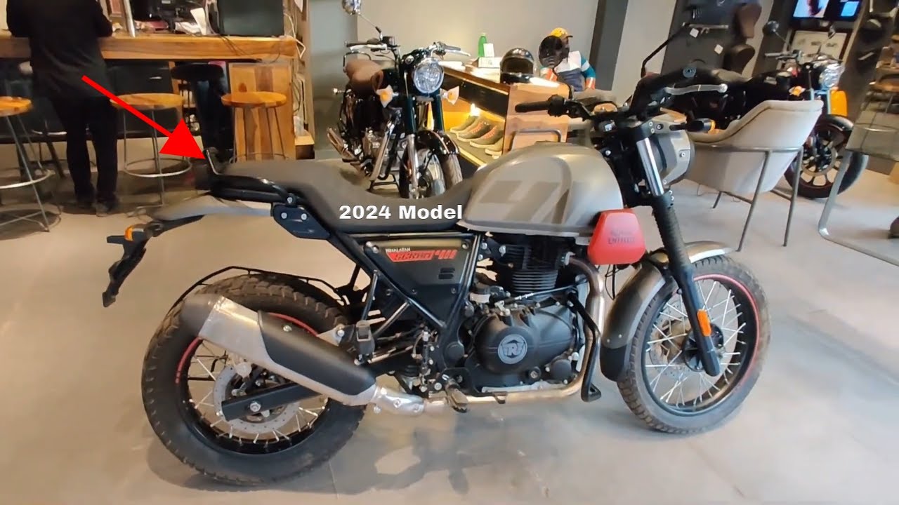 Royal Enfield Scram 411 2024 New Model Detailed Review with ON ROAD ...