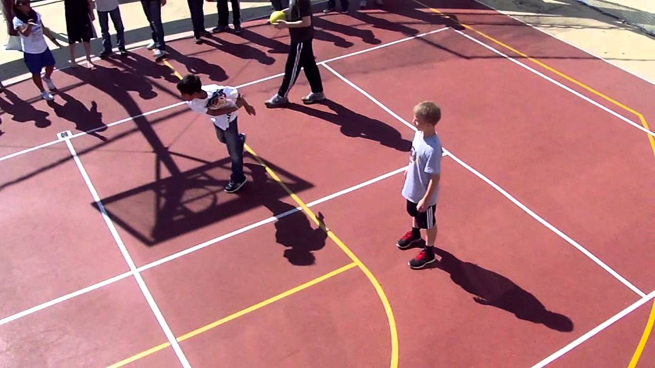 Ryan Dopp Waxin'em in Dodge Ball - YouTube