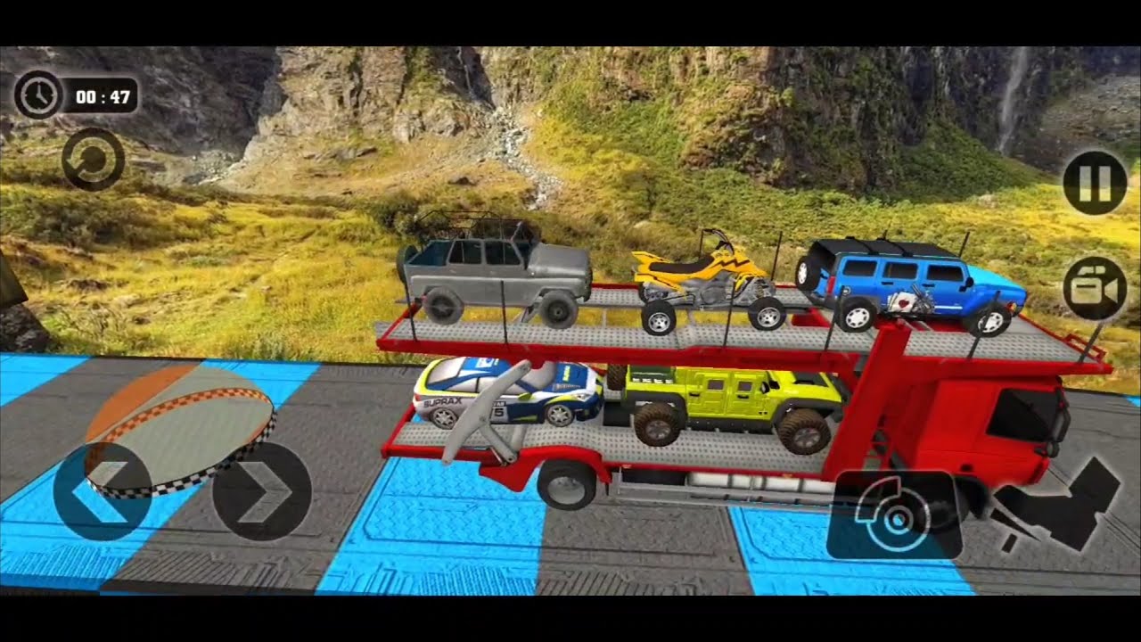 Car transporter truck driving simulator- Best Car transporter game ...