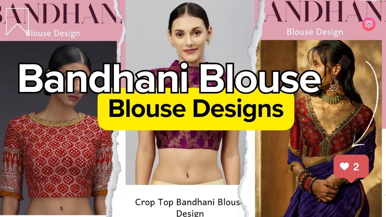 Top 10+ Trendy Bandhani Blouse Designs in 2024 | Bandhani Blouse ...