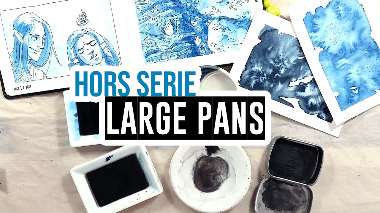 Large watercolor pans! 🎨 - YouTube