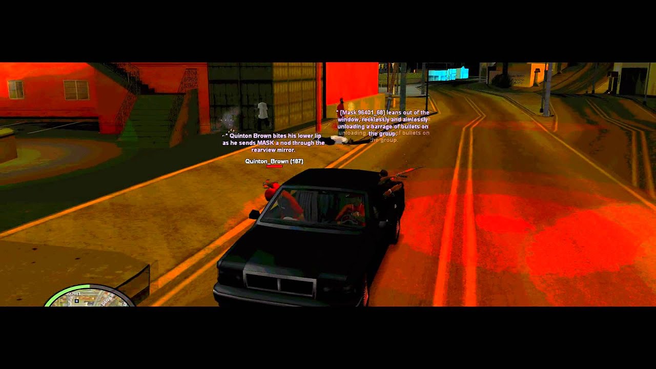 [LS-RP.com] Crenshaw Blvd. Bloods drive-by Exton Crips. - YouTube