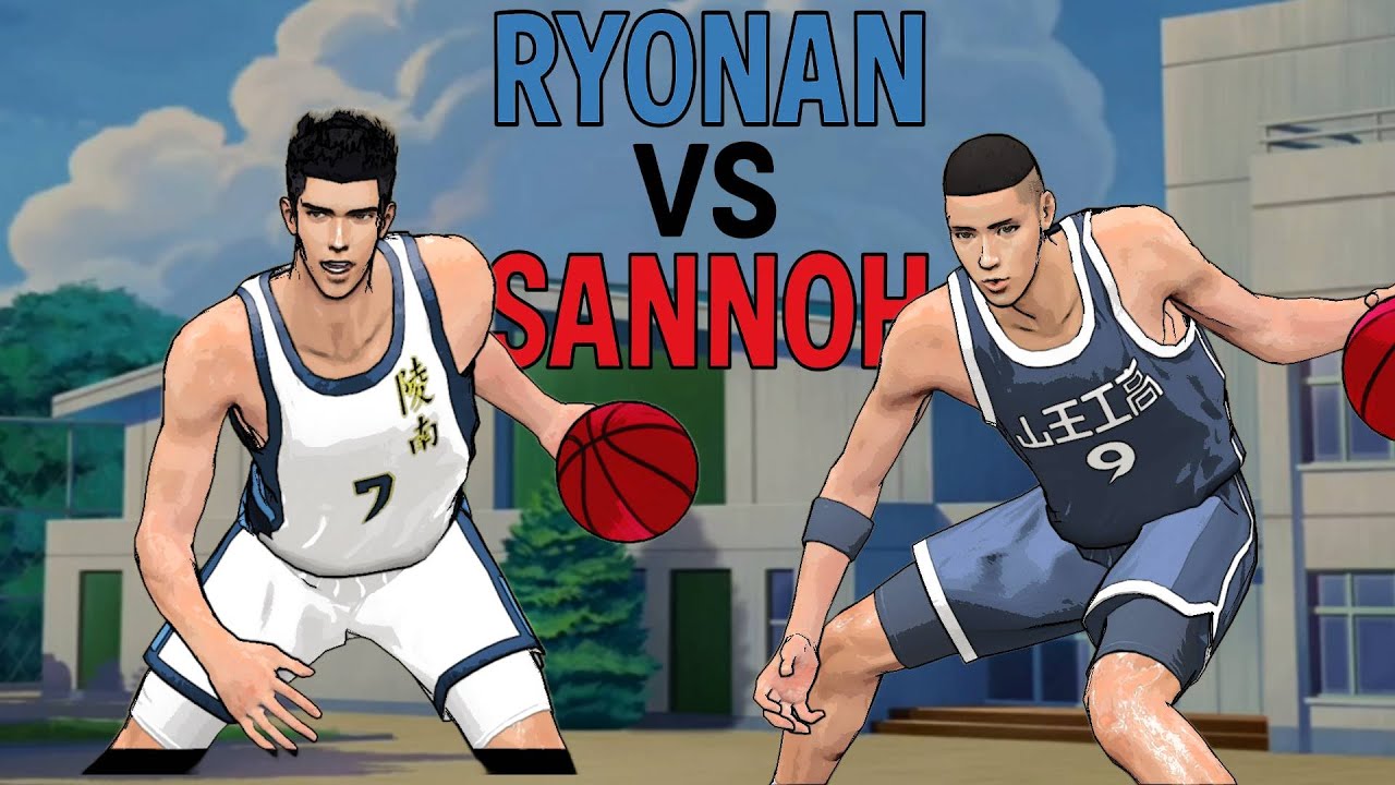 RYONAN vs SANNOH | Anime Slamdunk MOD NBA2K14 | Gameplay | WATCH IT ON ...