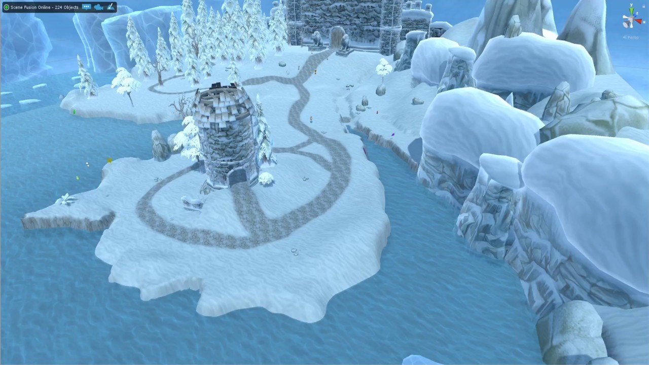 Multi-User Winter Speed Build in Unity - YouTube