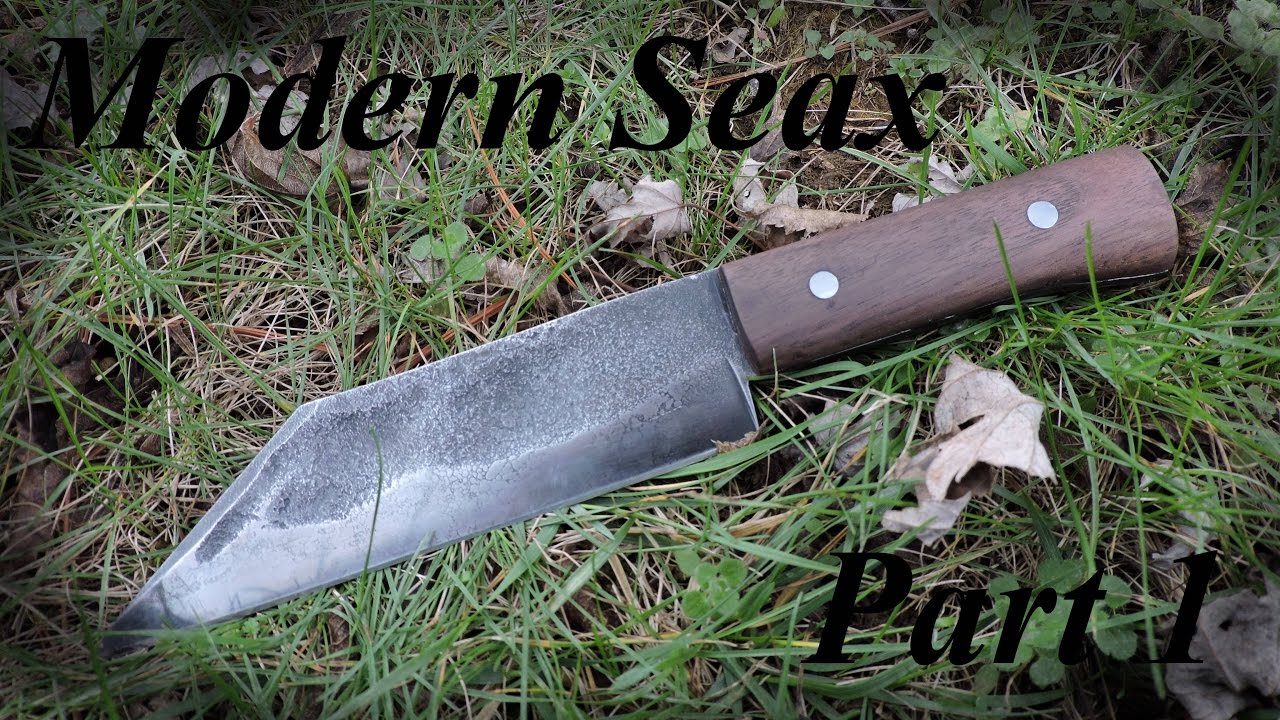 Making A Seax (Modern Seax) Pt. 2 - Fit And Finish - YouTube
