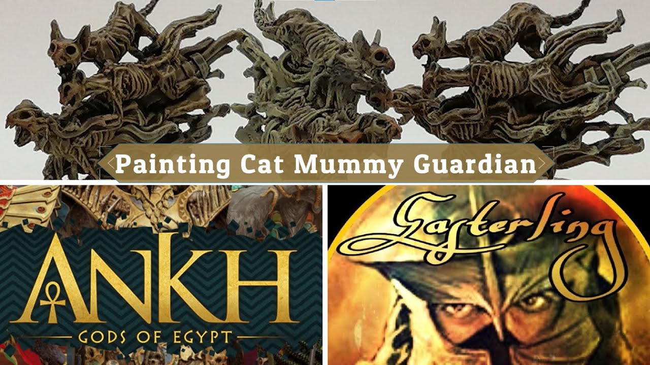 Painting Ankh Gods of Egypt Ep. 20 - How to paint the Mummy Cats - YouTube
