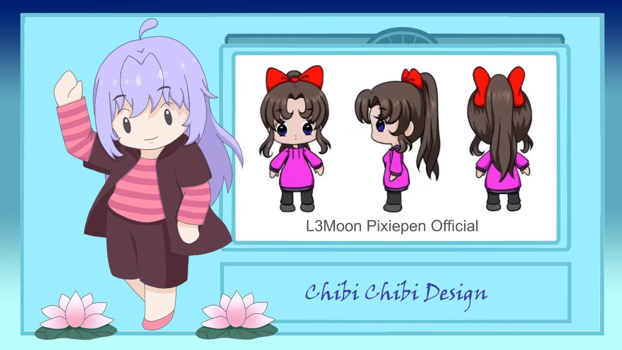 Draw with me🌺 Chibi character design! - YouTube