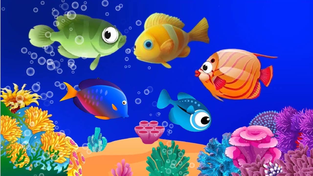 Fish Lullaby, Baby Lullaby 💤Fish and Calming Undersea Animation 🐬 Fall ...
