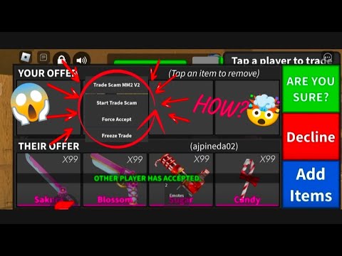 [UPDATE🌊]MM2 TRADE SCAM SCRIPT RELEASE!🤯 - YouTube