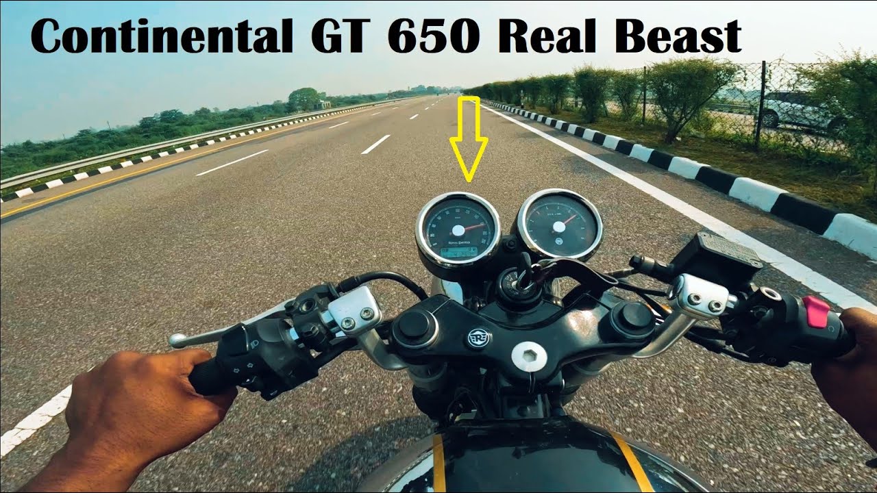 Continental GT 650 Top Speed - YouTube