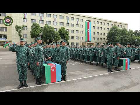 Gənc əsgərlərin andiçmə mərasimi keçirilmişdir