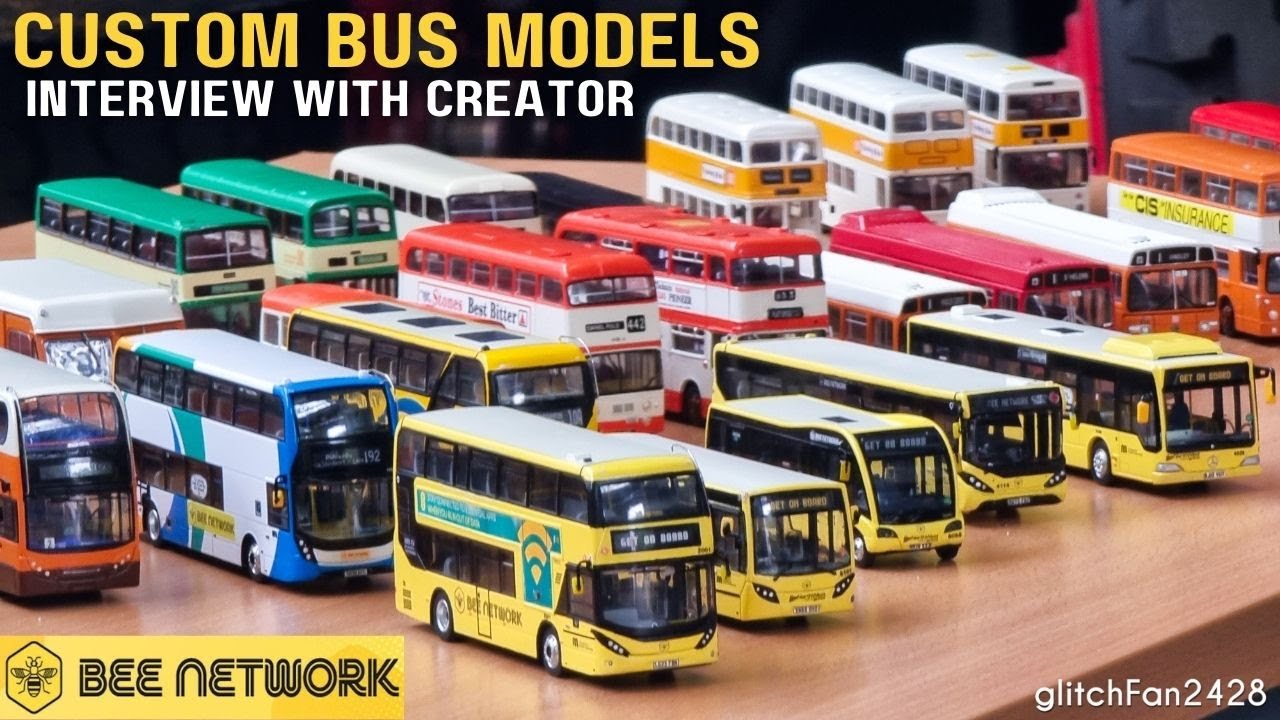 Meet the Master of Miniature Bus Models - Incredible Custom Details ...