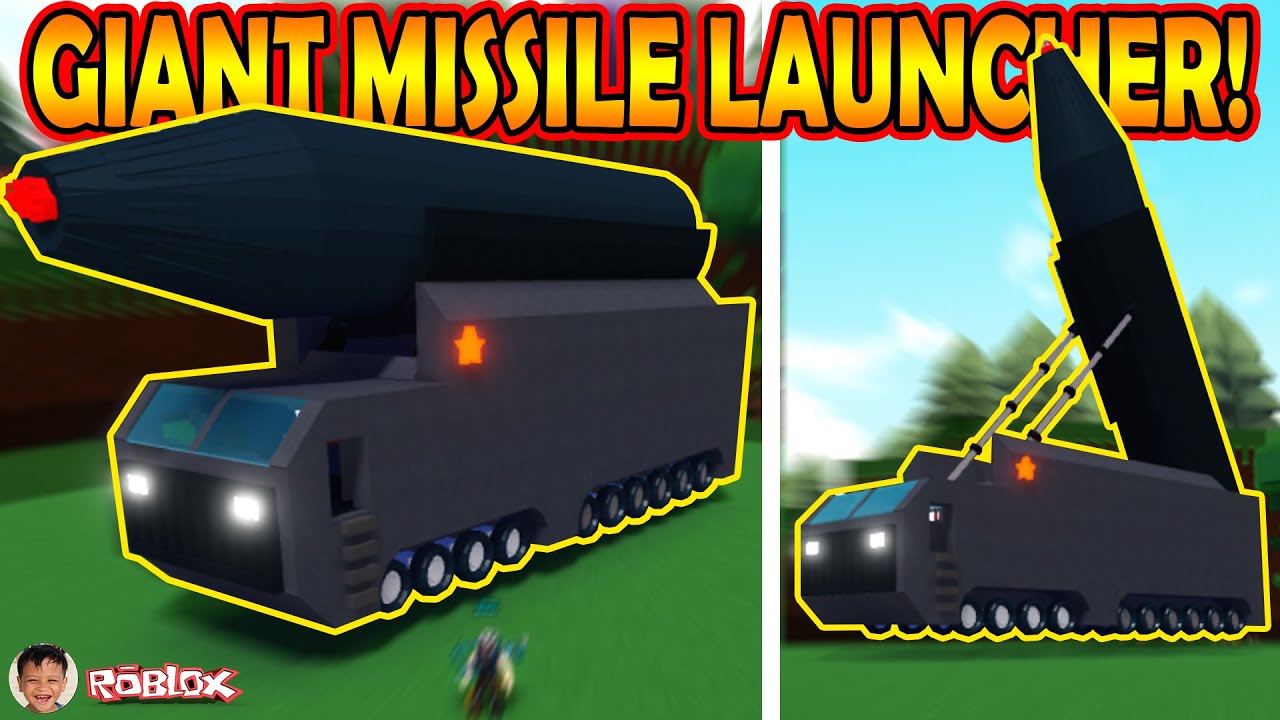 Roblox Build a Boat for Treasure! How to Build a Working Giant Missile ...