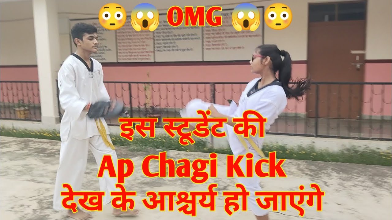 Basic Taekwondo Training तायक्वोंडो | Front Kick / Ap Chagi Kick ...