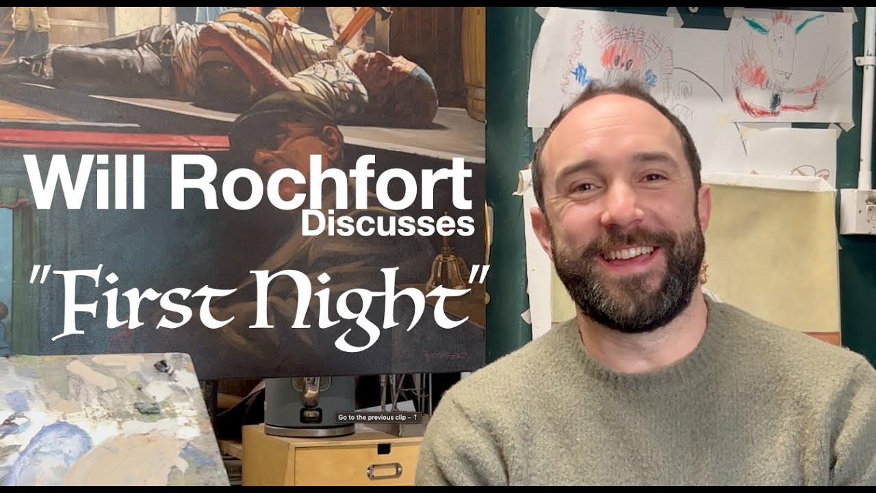 Artist Will Rochfort speaks about his Peter Pan inspired oil painting ...