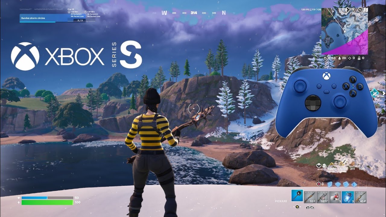 Xbox Series S Fortnite Chapter 5 Ranked Highlights (4k120FPS) - YouTube