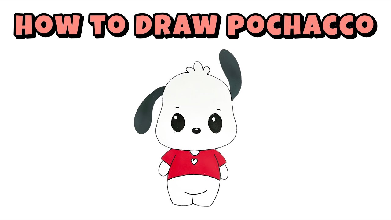 How to Draw White Dog Pochacco – Create Character Produced by Sanrio ...