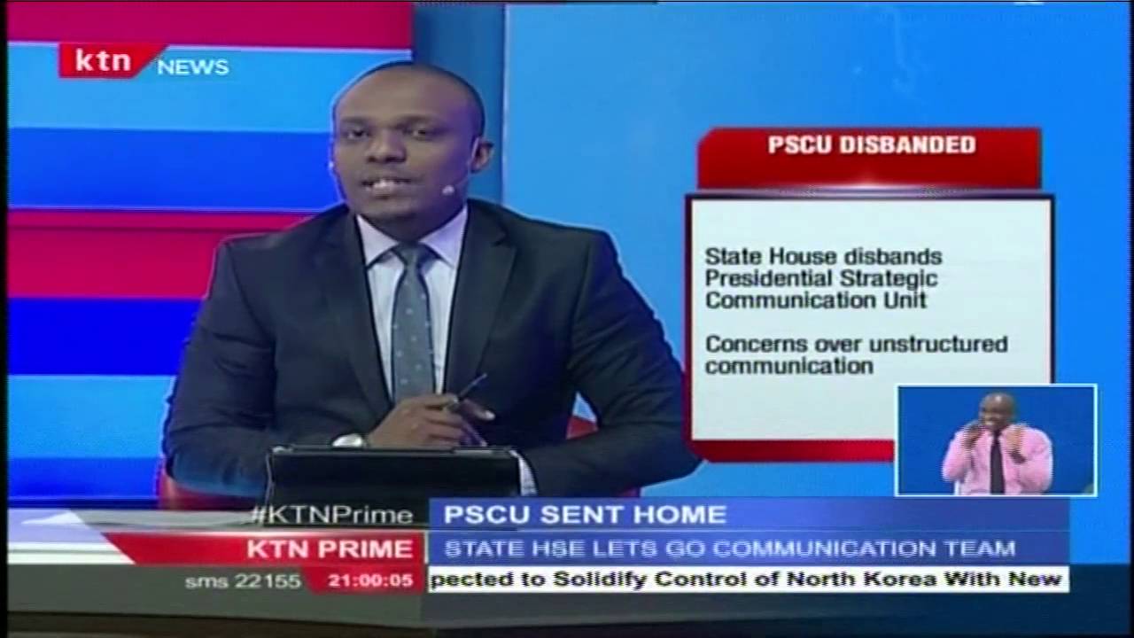 The presidential strategic communication unit PSCU has been disbanded ...