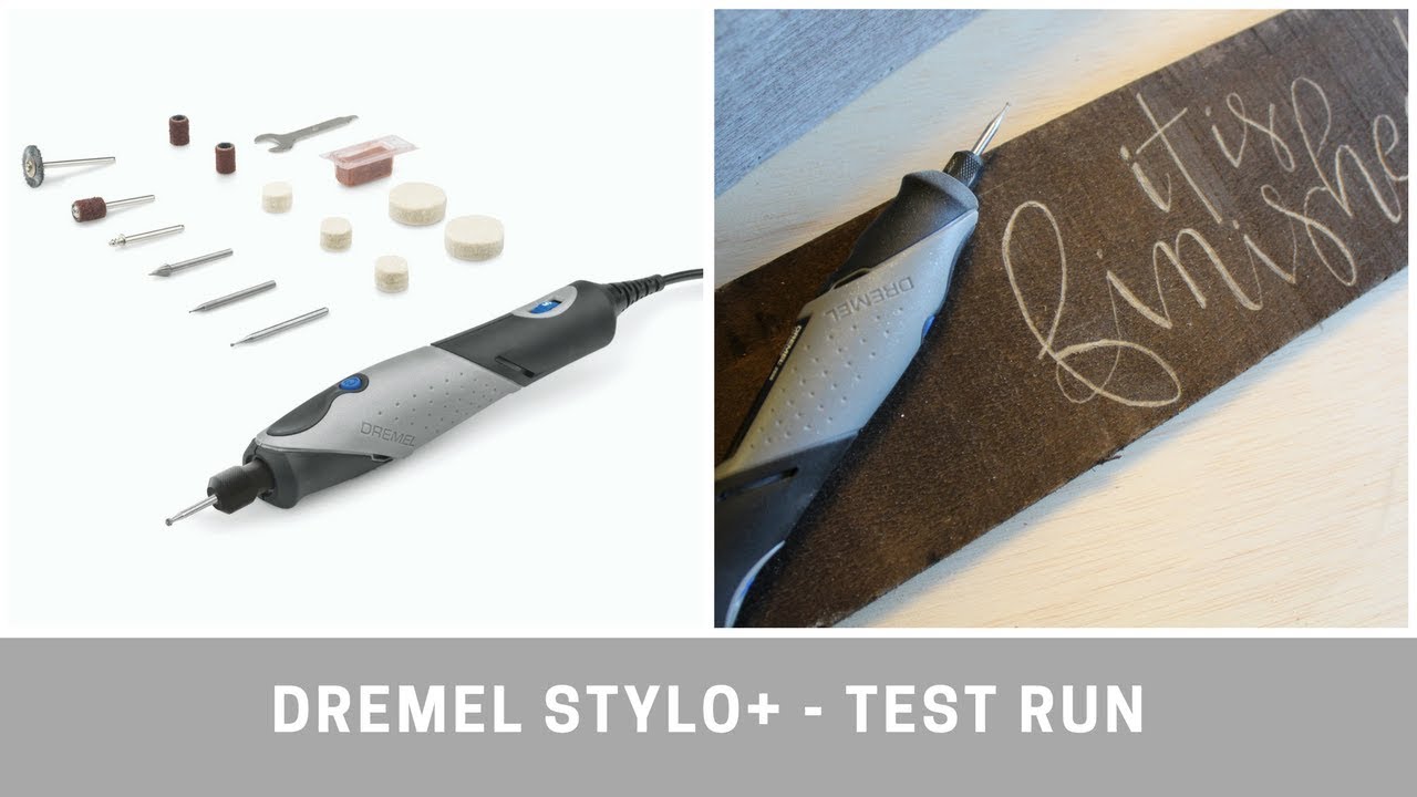 Dremel Stylo+ Craft Tool - Test Run - YouTube