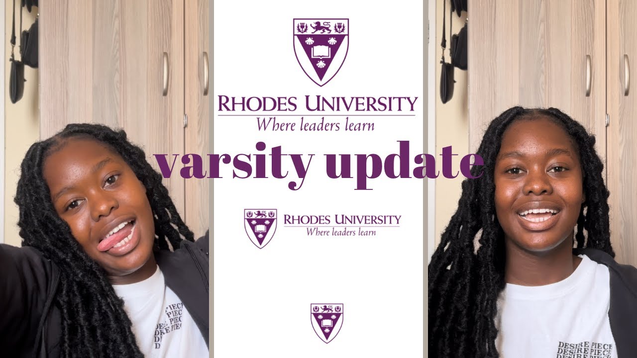 RHODES UNIVERSITY UPDATE | SOUTH AFRICAN YOUTUBER - YouTube