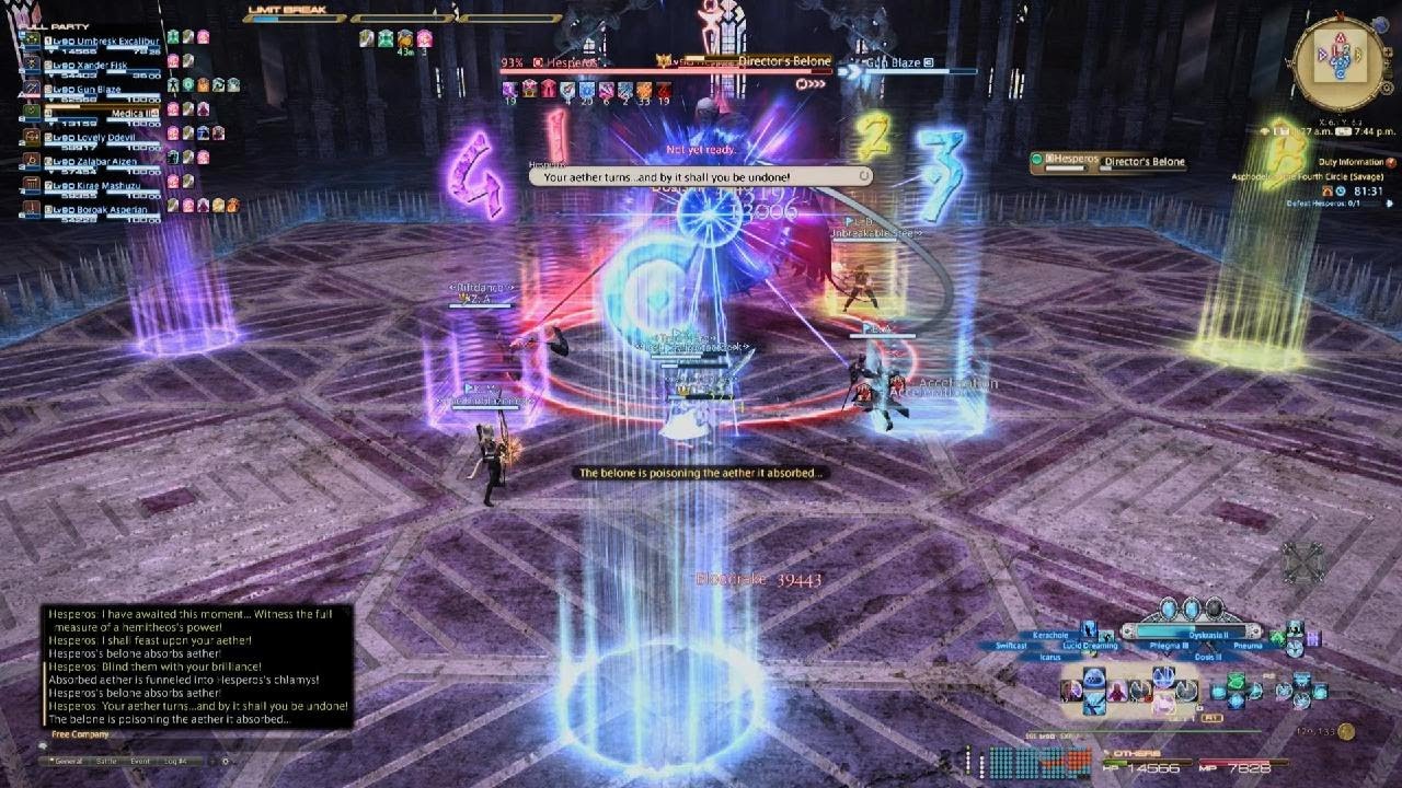 Final Fantasy XIV Pandemonium Asphodelos: The Fourth Circle (Savage ...