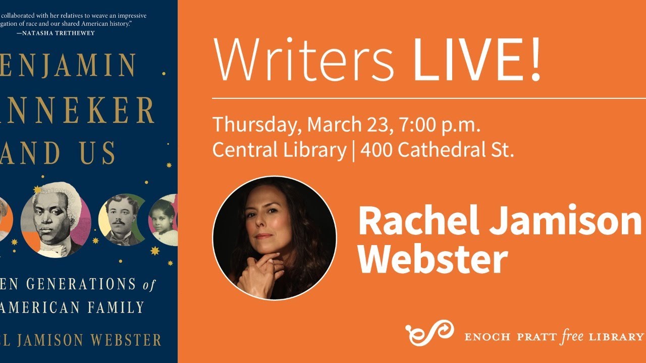 Writers LIVE! Rachel Jamison Webster, Benjamin Banneker and Us - YouTube