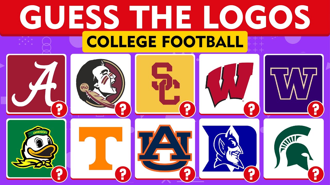 Guess the College Football Logo! 🏈 College Football Team Logo Quiz ...